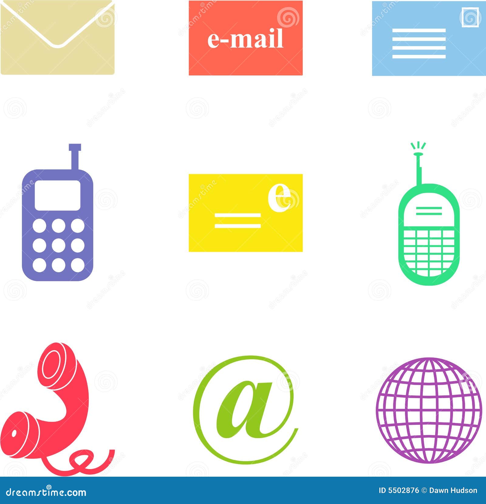 Communication shapes stock illustration. Illustration of technology ...