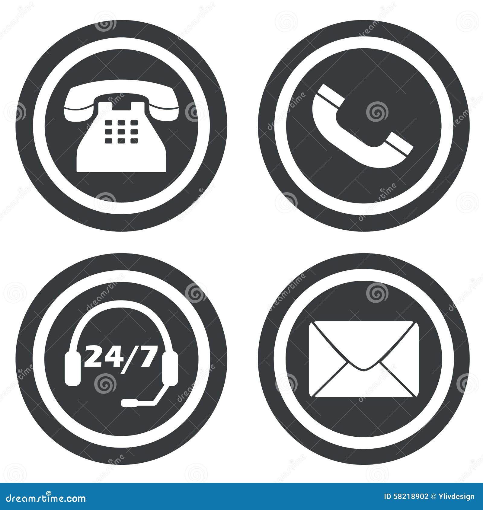 Communication Signs Small Set Stock Vector - Illustration of navigation ...