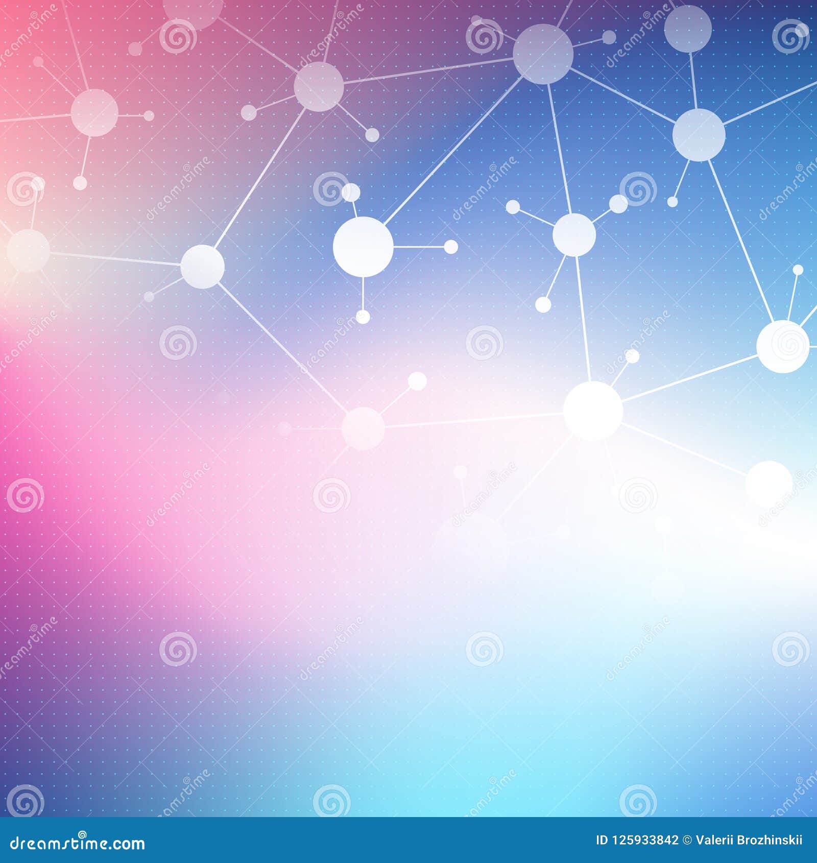 Communication Social Network on a Colored Light Background Abstract ...