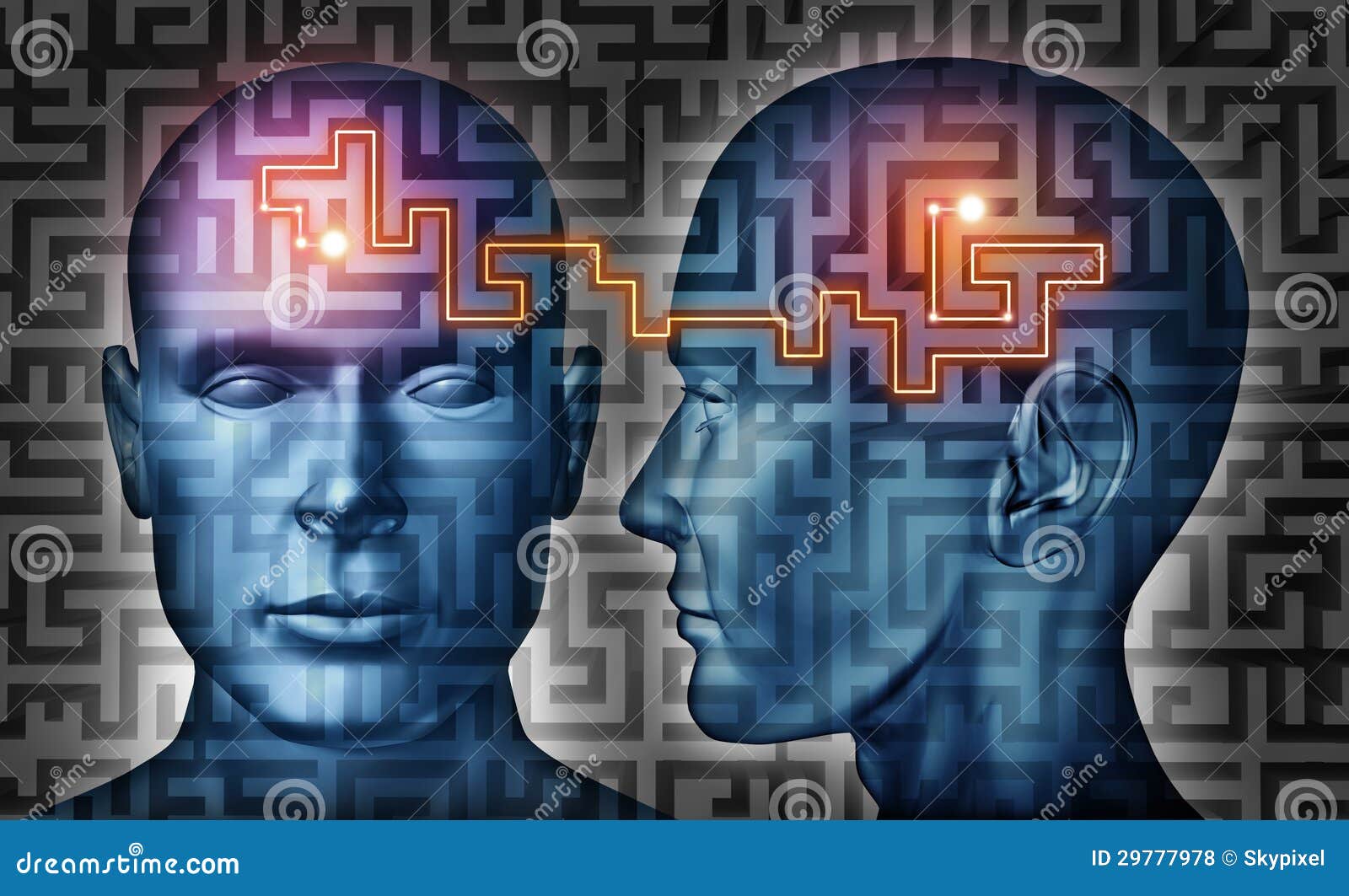 Maze Brains Royalty-Free Stock Image | CartoonDealer.com #6368014