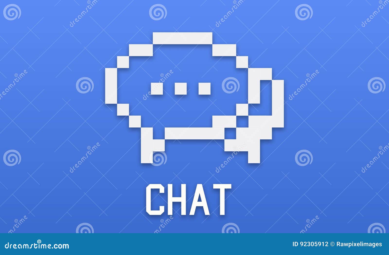 Communication Speech Bubble Chat Concept Stock Illustration ...