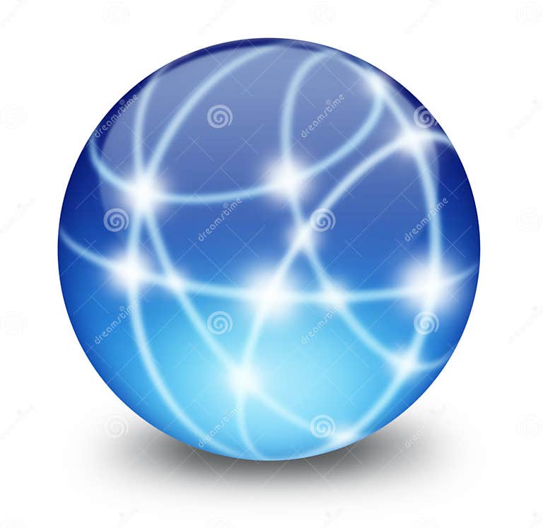 Communication Sphere stock illustration. Illustration of sphere - 3185958