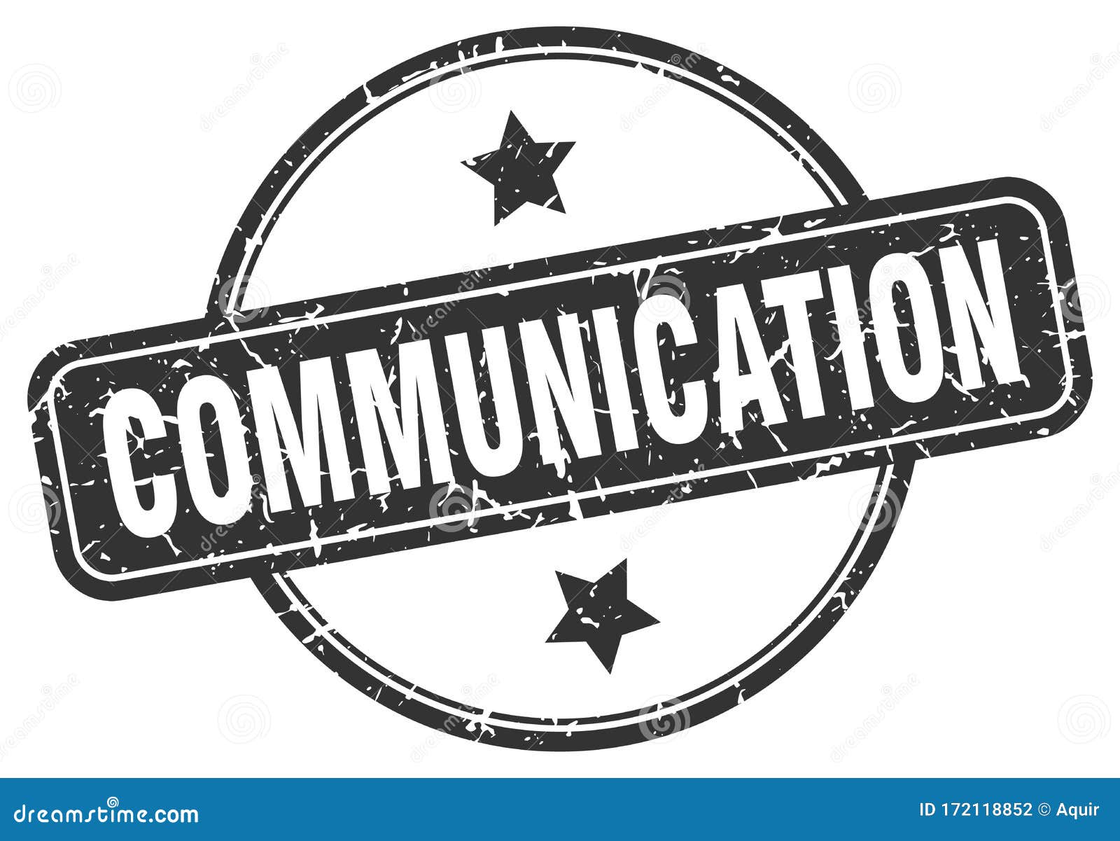 Communication Stamp. Communication Round Grunge Sign Stock Vector ...