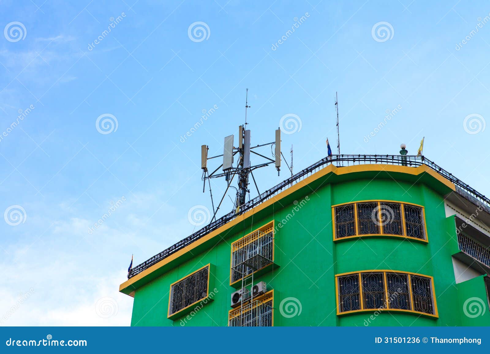 Communication Station stock photo. Image of network, generated - 31501236