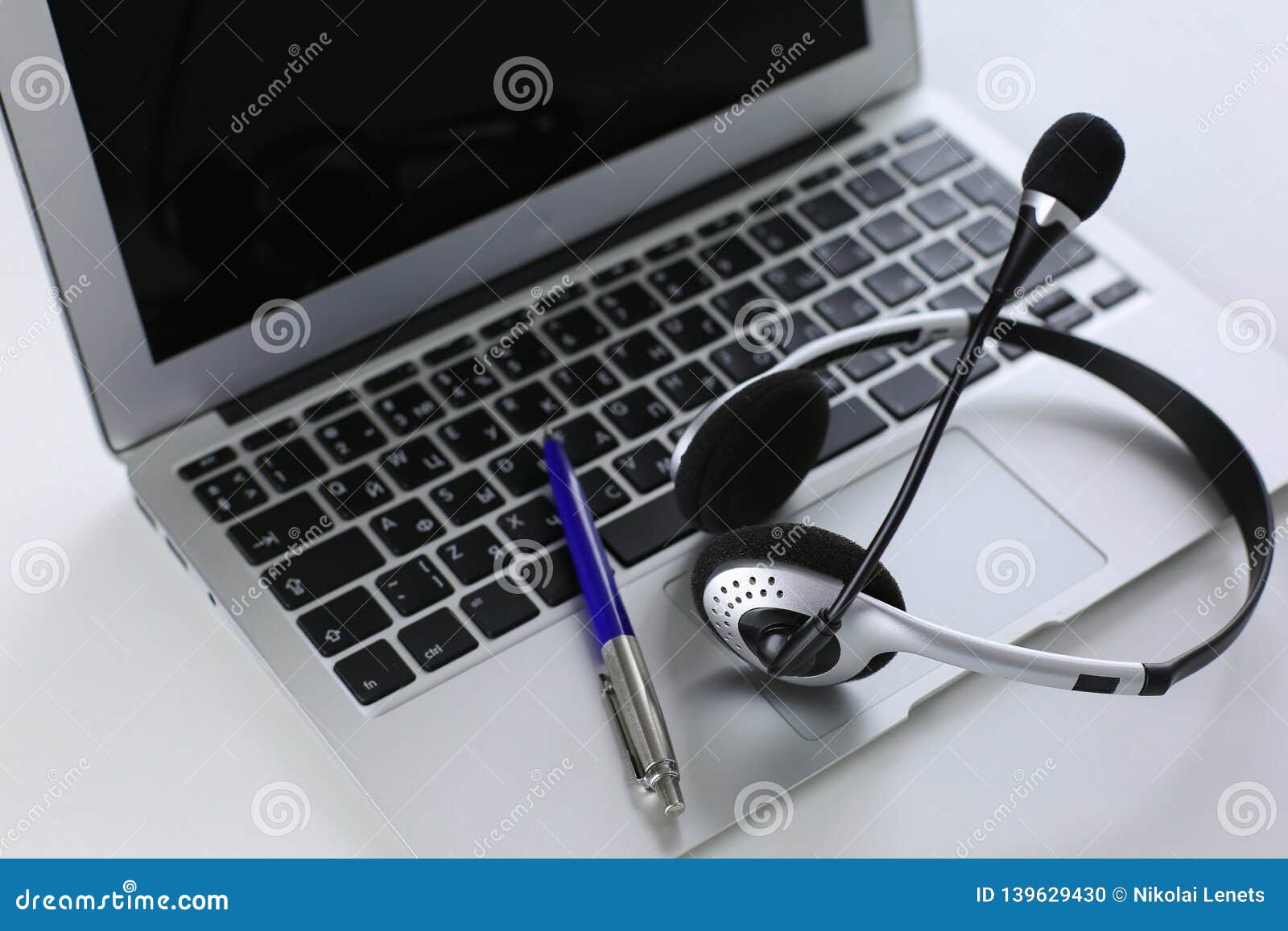 Communication Support, Call Center and Customer Service Help De Stock ...