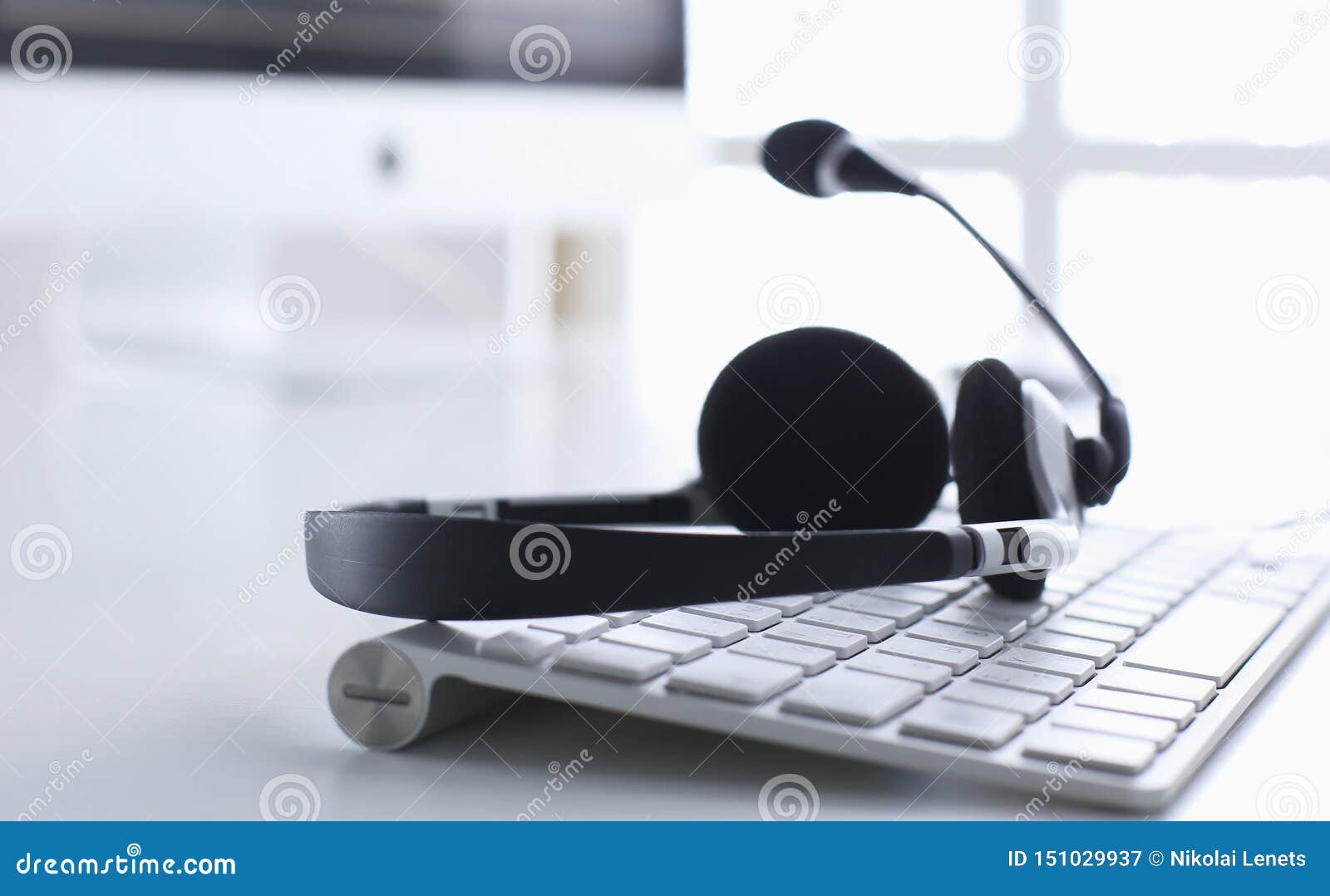 Communication Support, Call Center and Customer Service Help Desk Stock ...