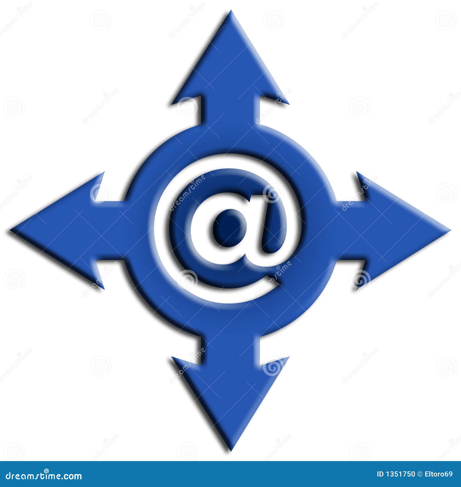 Communication symbol stock illustration. Illustration of arrow - 1351750