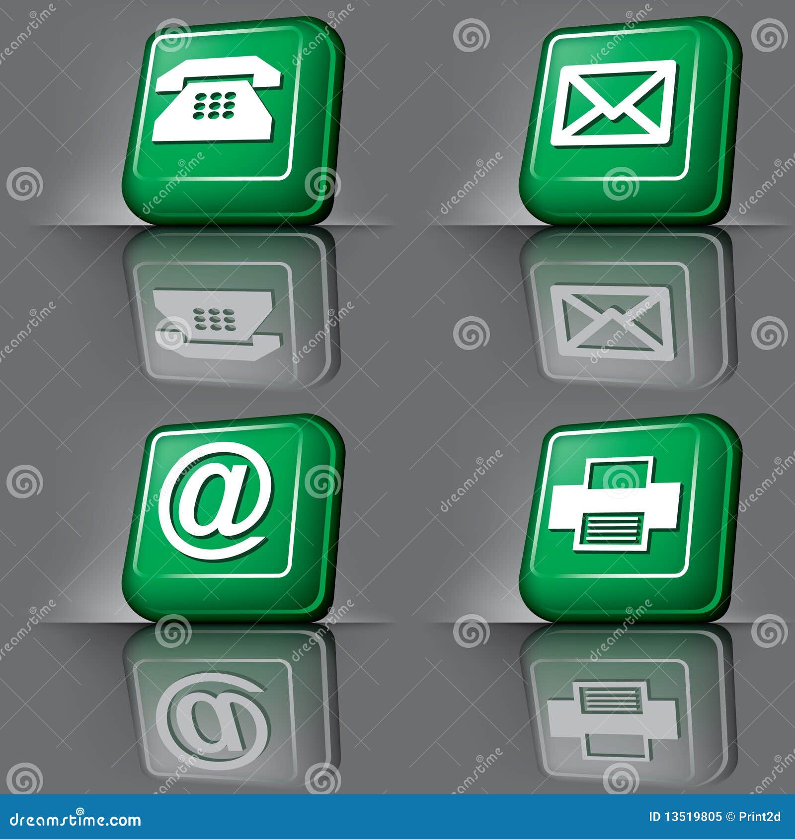 Communication symbols stock vector. Illustration of template - 13519805