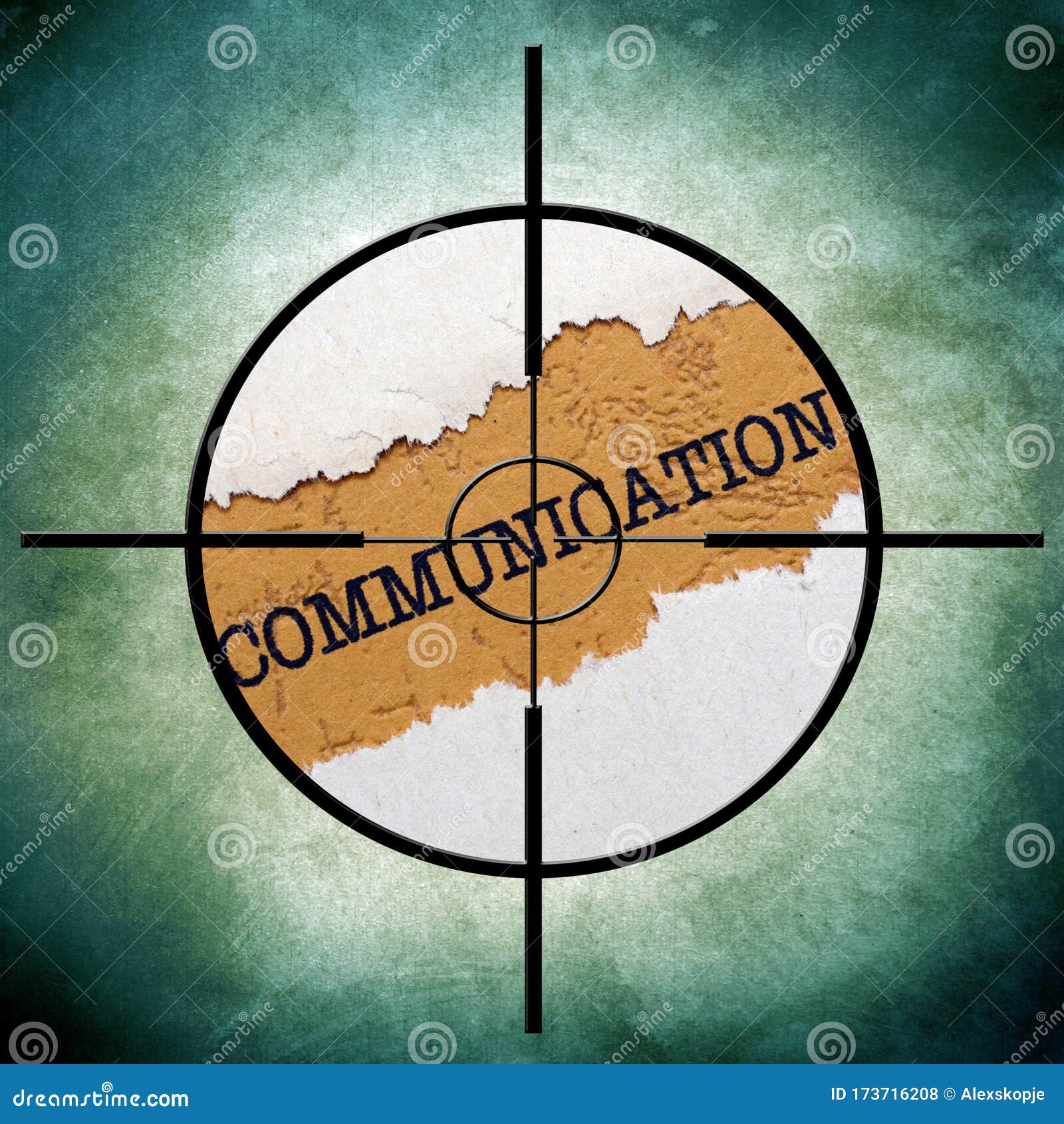 Communication target stock photo. Image of concept, white - 173716208