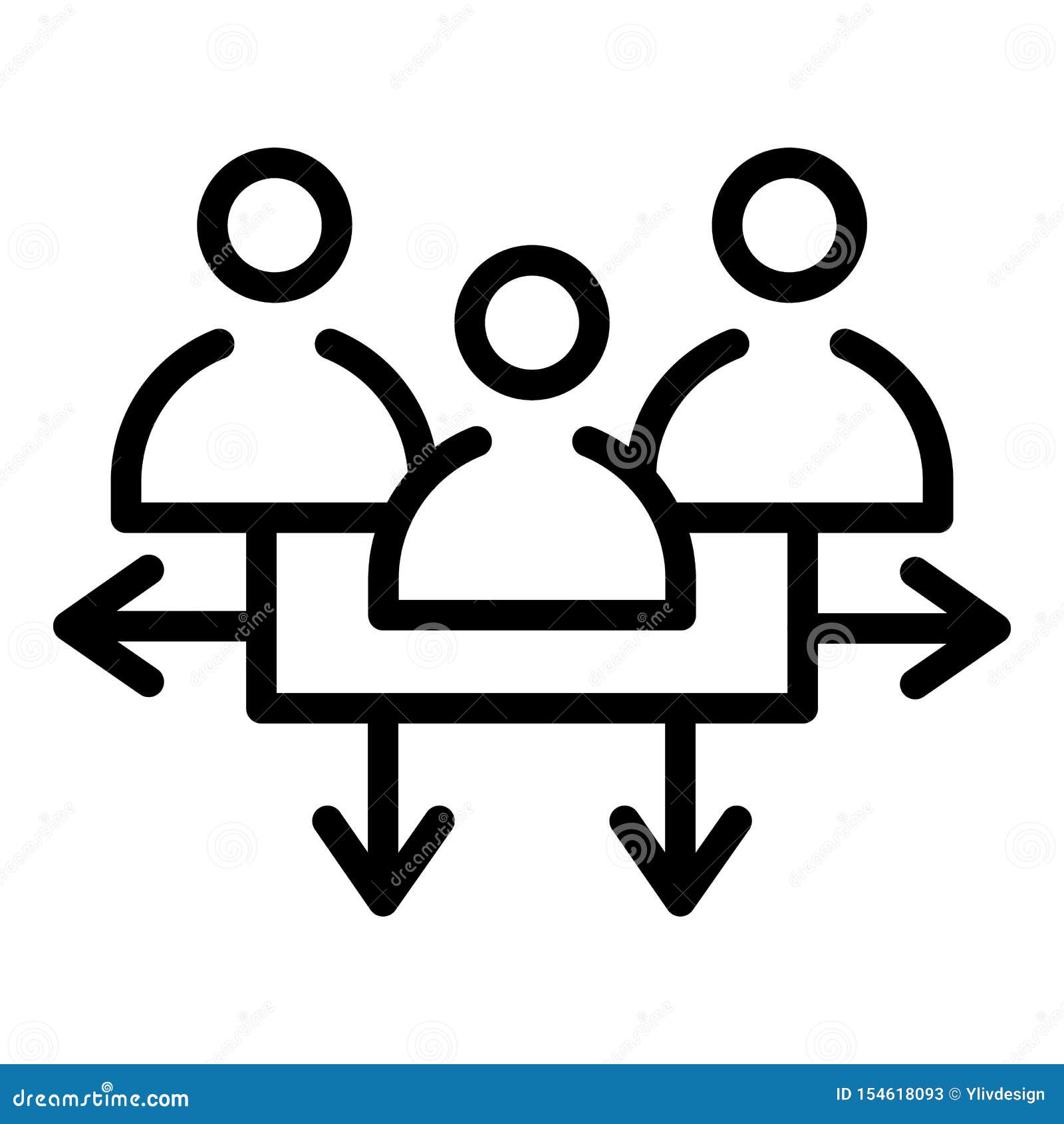 Communication Target Audience Icon, Outline Style Stock Vector ... Communication Target Audience Icon, Outline Style Stock Vector ...