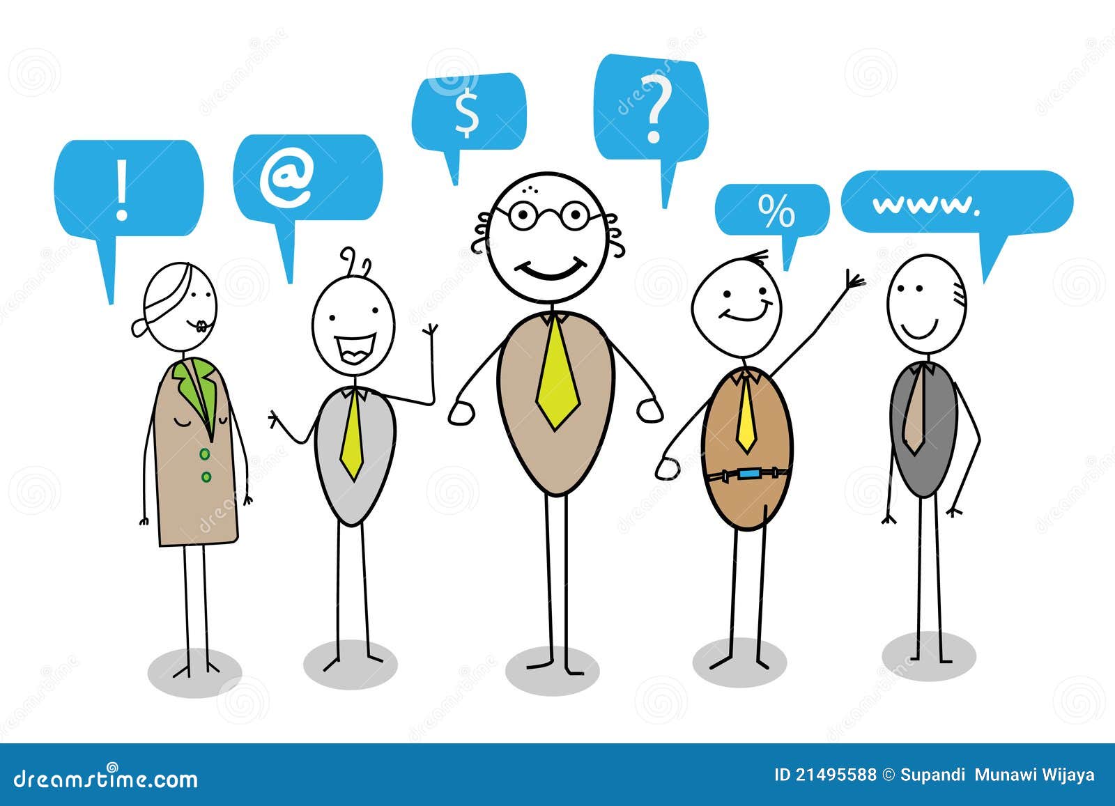 Communication team stock illustration. Illustration of blue - 21495588