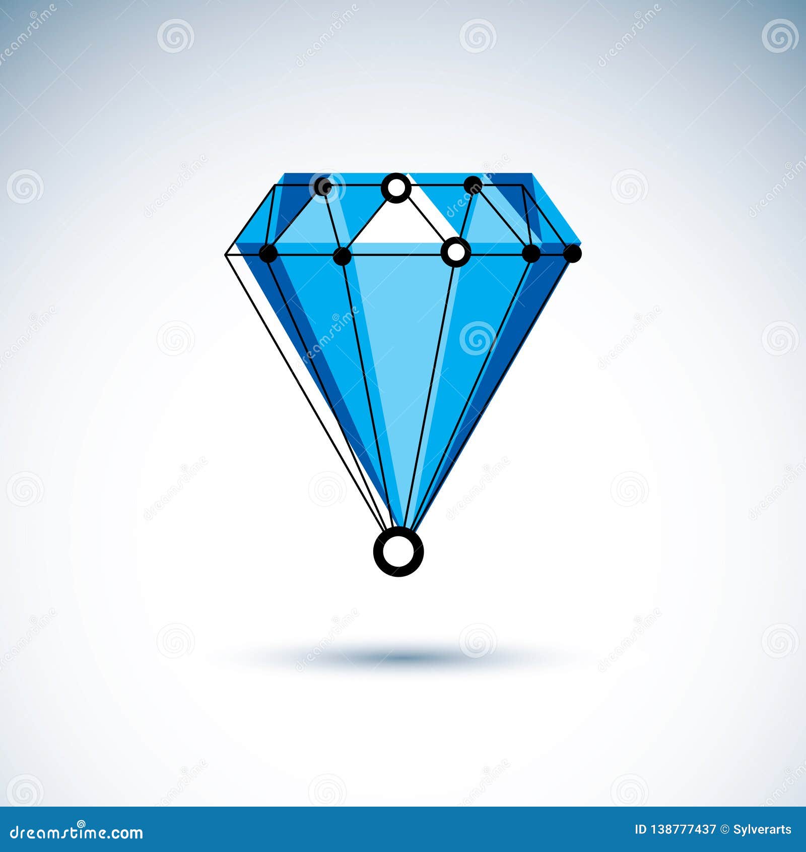 Communication Technologies Modern Symbol. Abstract Construction Vector ...