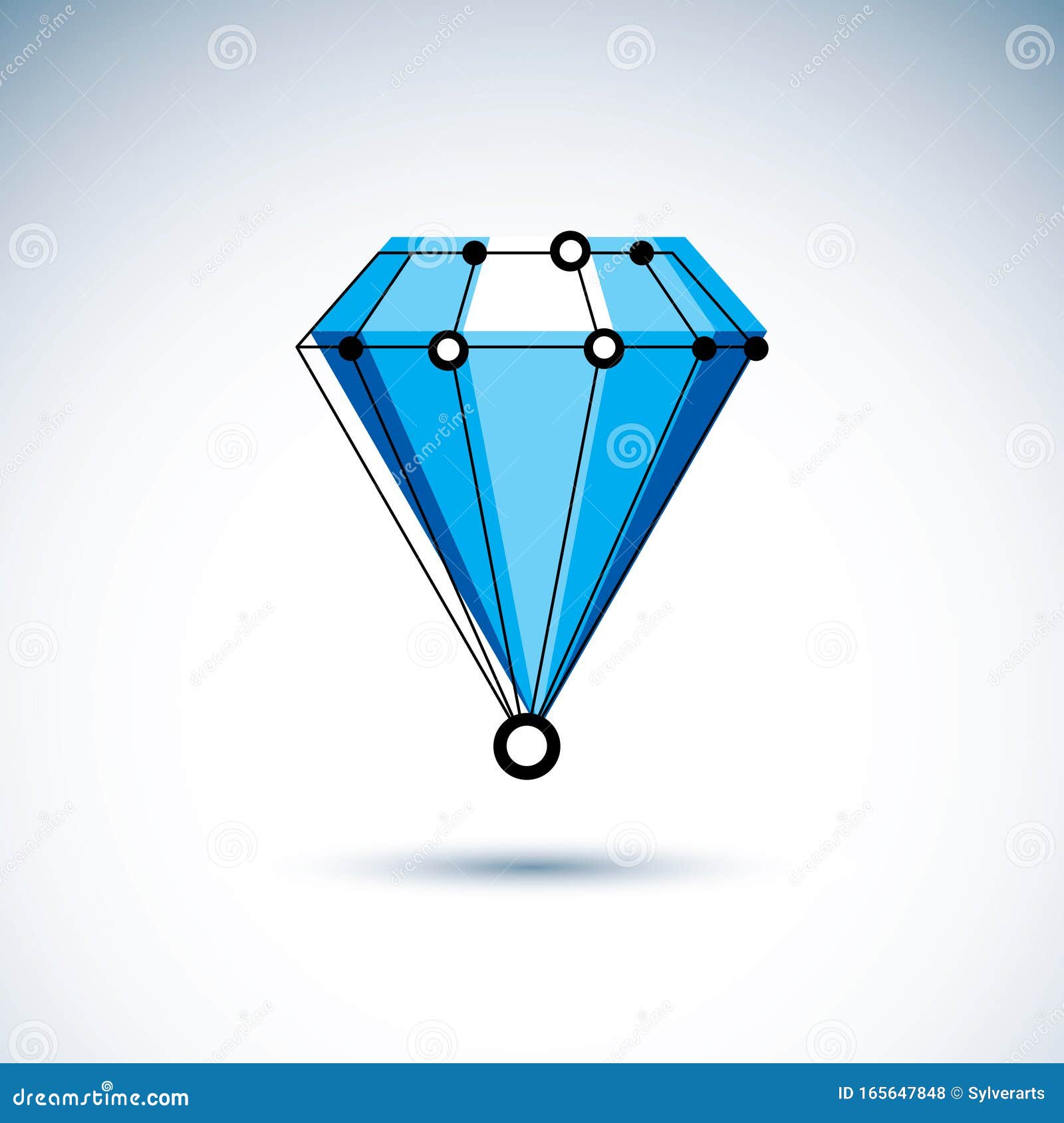Communication Technologies Modern Symbol. Isometric Abstract Vector Low ...