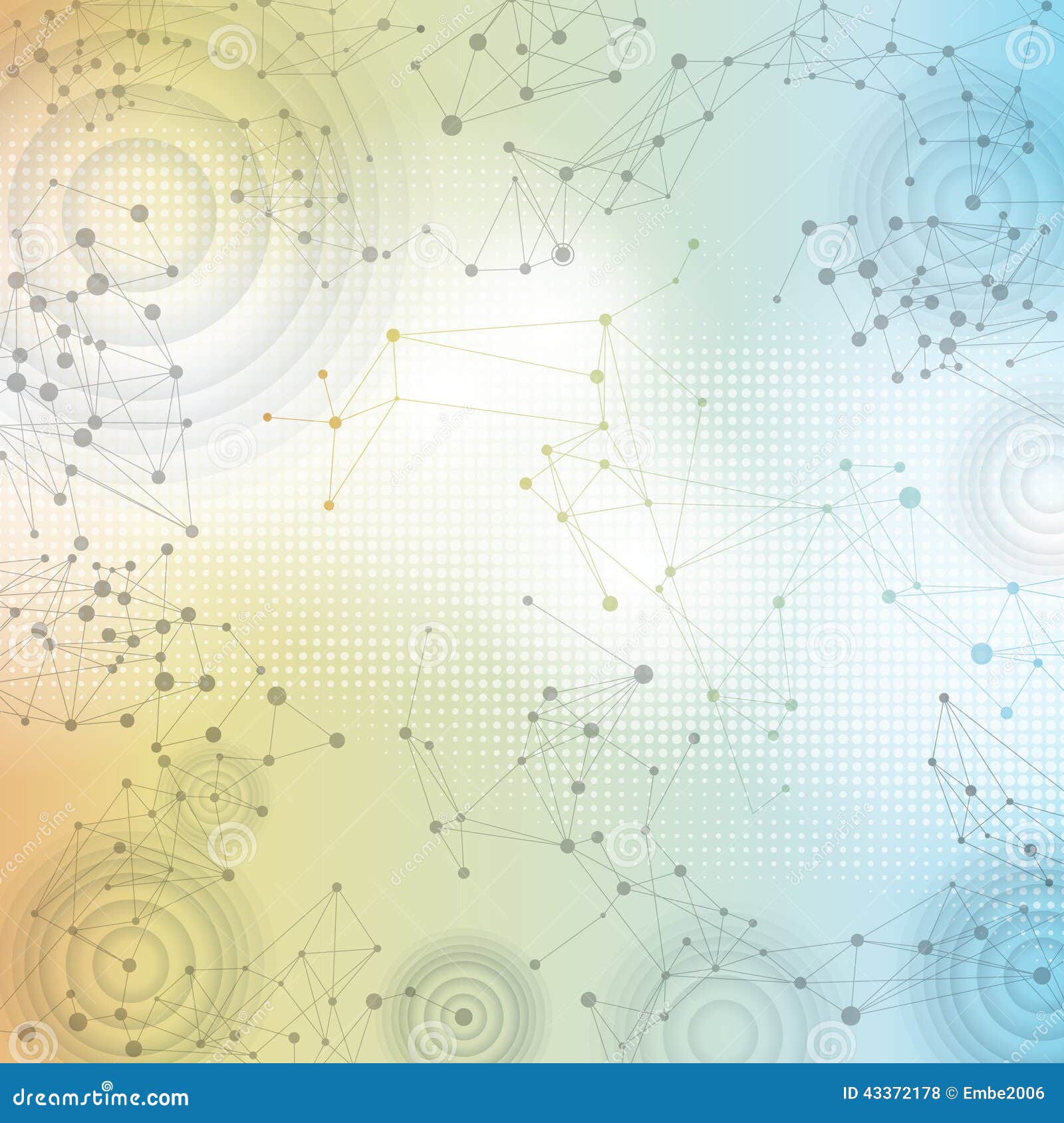 Communication Technology Abstract Background Stock Vector ...