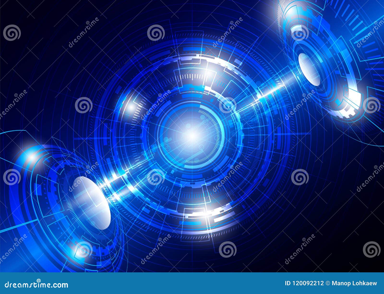 Communication Technology Abstract Background Stock Vector ...