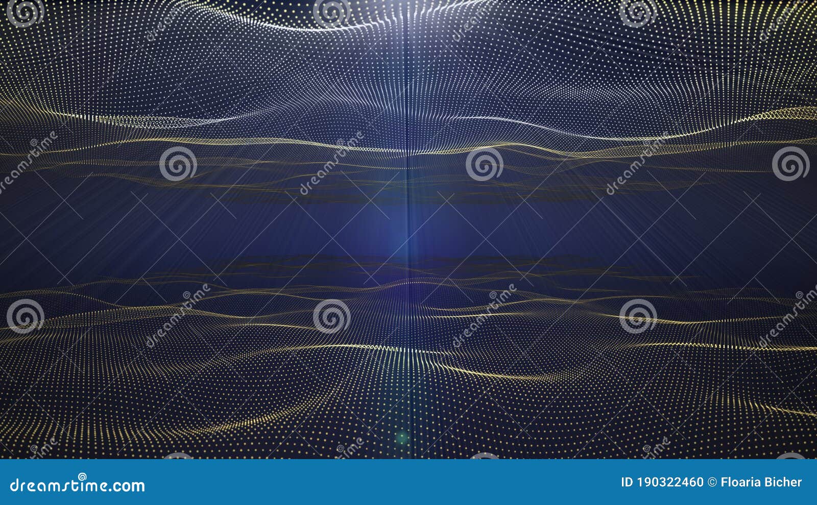 Communication Technology on Blue Background. Stock Illustration ...