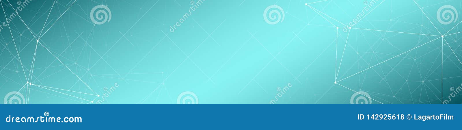 Communication Technology Digital Wires, Graphic Dot Lines Banner ...