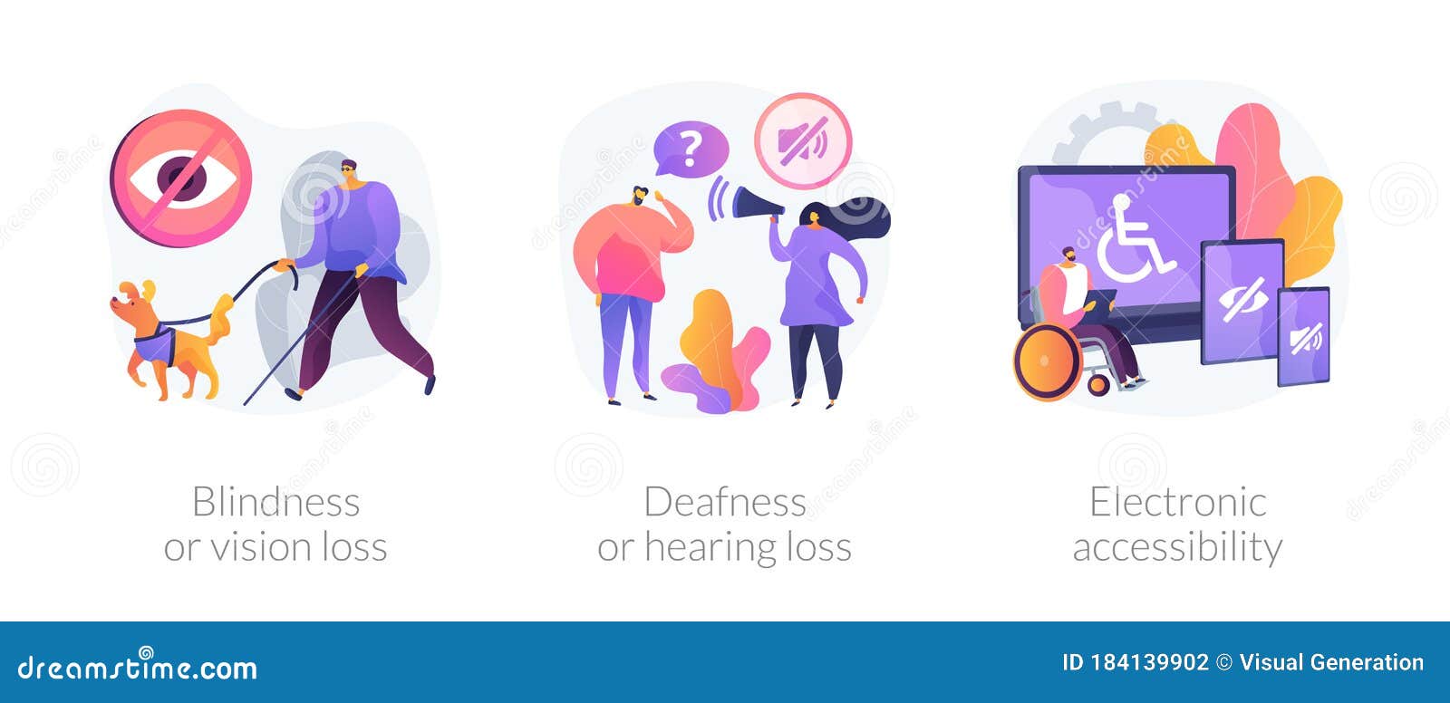 Blindness As A Problem That Makes Life Harder - Symbolized By A Person ...