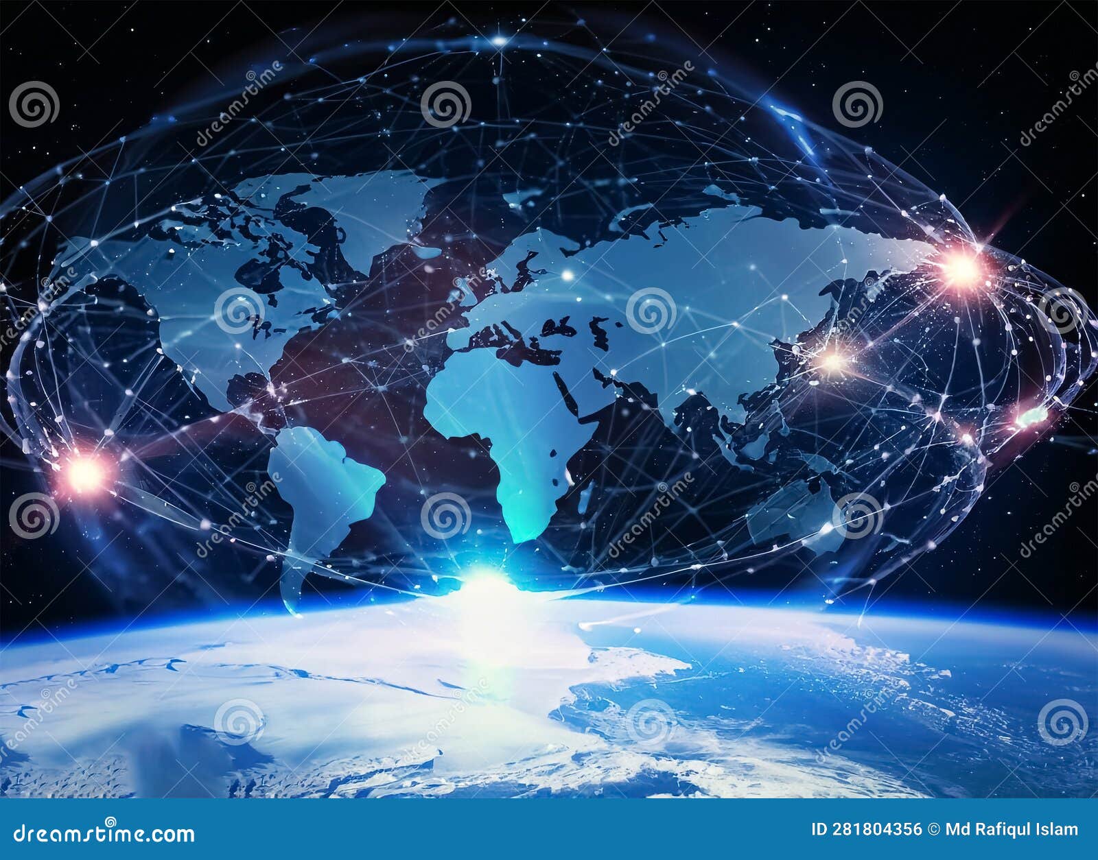 Communication Technology for Internet Business Global World Network and ...