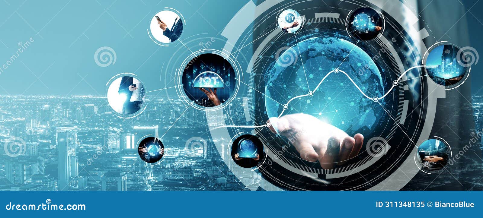 Communication Technology , Smart Connection and People Network ...