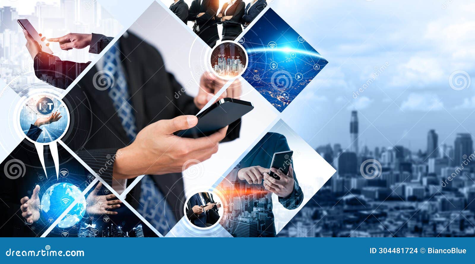 Communication Technology , Smart Connection and People Network ...