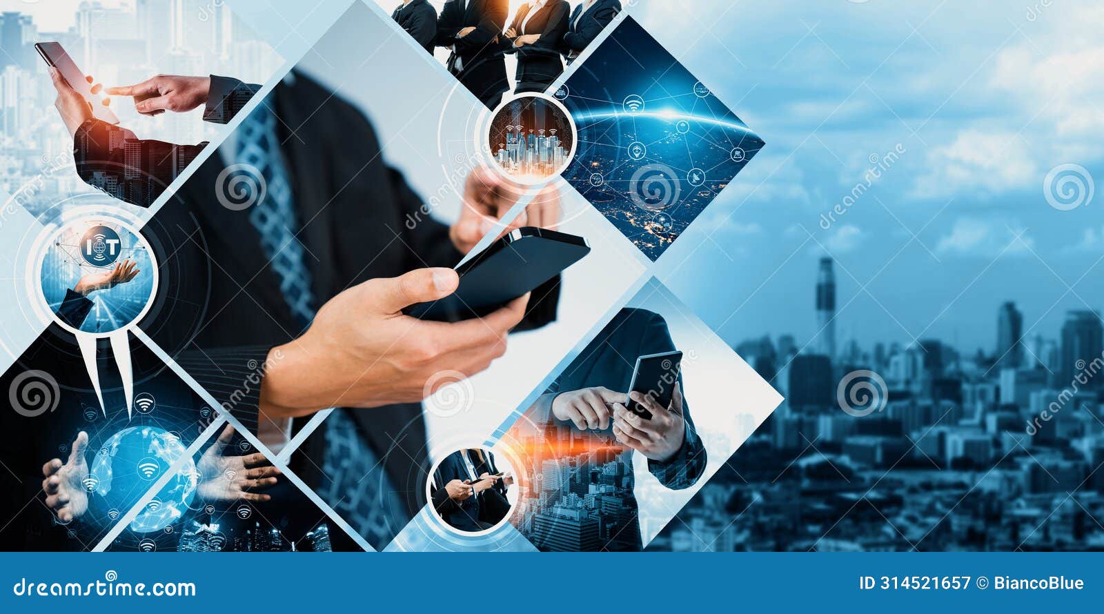 Communication Technology , Smart Connection and People Network ...