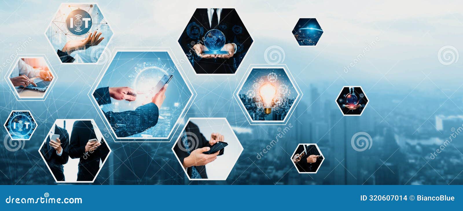 Communication Technology , Smart Connection and People Network Technology Kudos Stock Photo ...