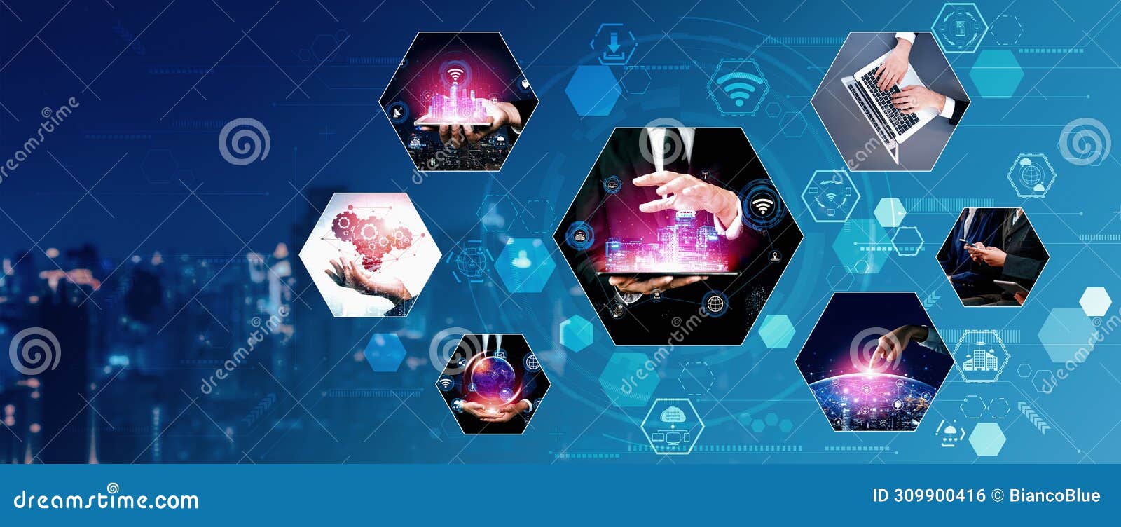 Communication Technology , Smart Connection and People Network ...