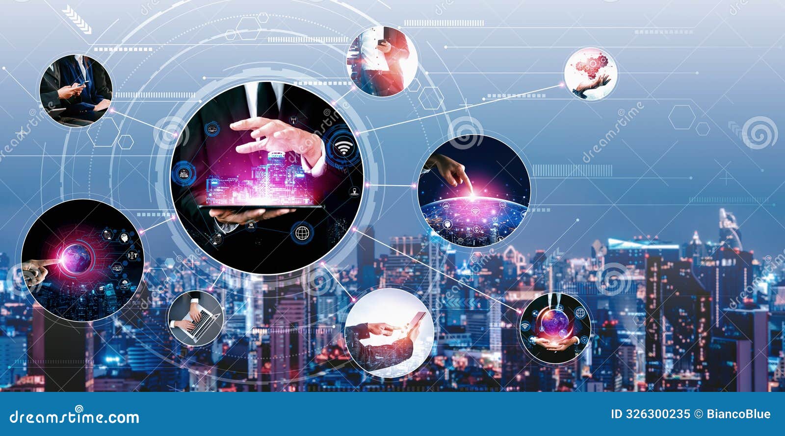 Communication Technology , Smart Connection and People Network ...