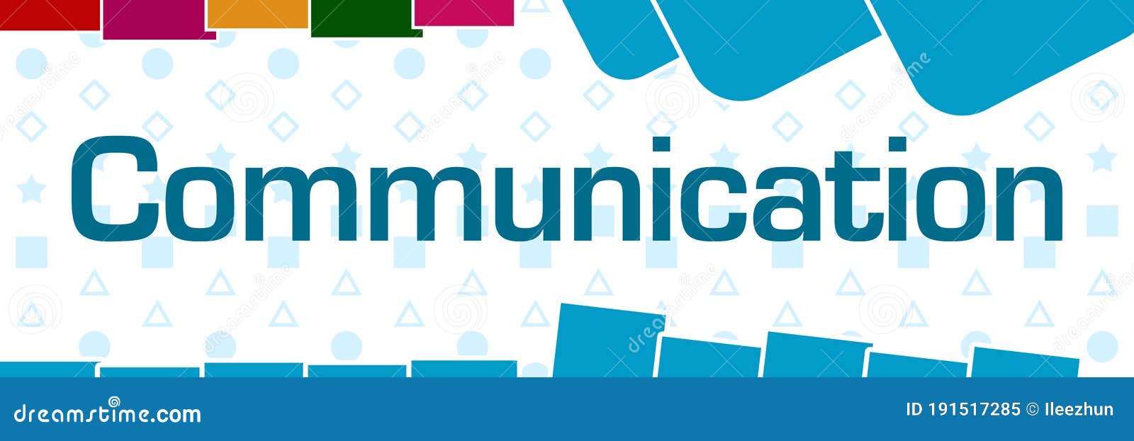 Communication Basic Shapes Texture Colorful Horizontal Stock ...