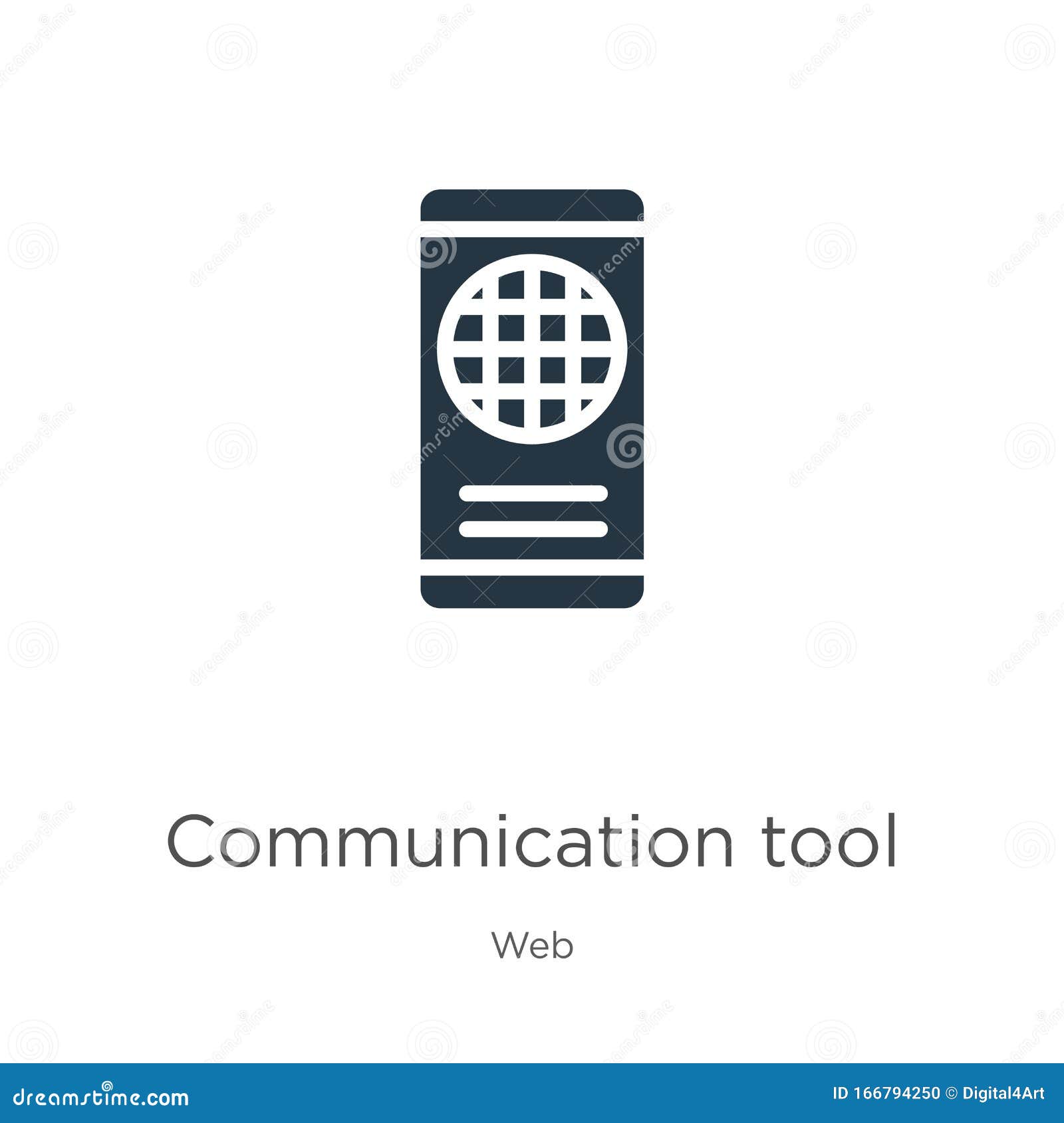 Communication Tool Icon Vector. Trendy Flat Communication Tool Icon ...
