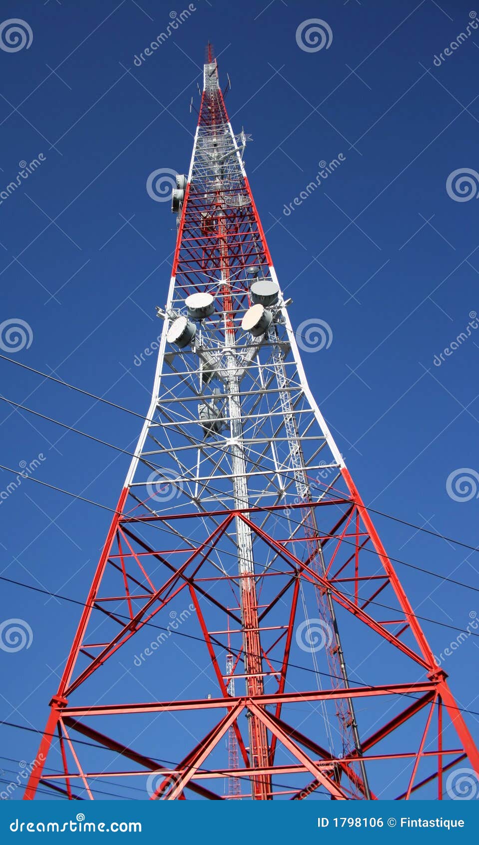 Communication tower stock photo. Image of technology, lattice - 1798106