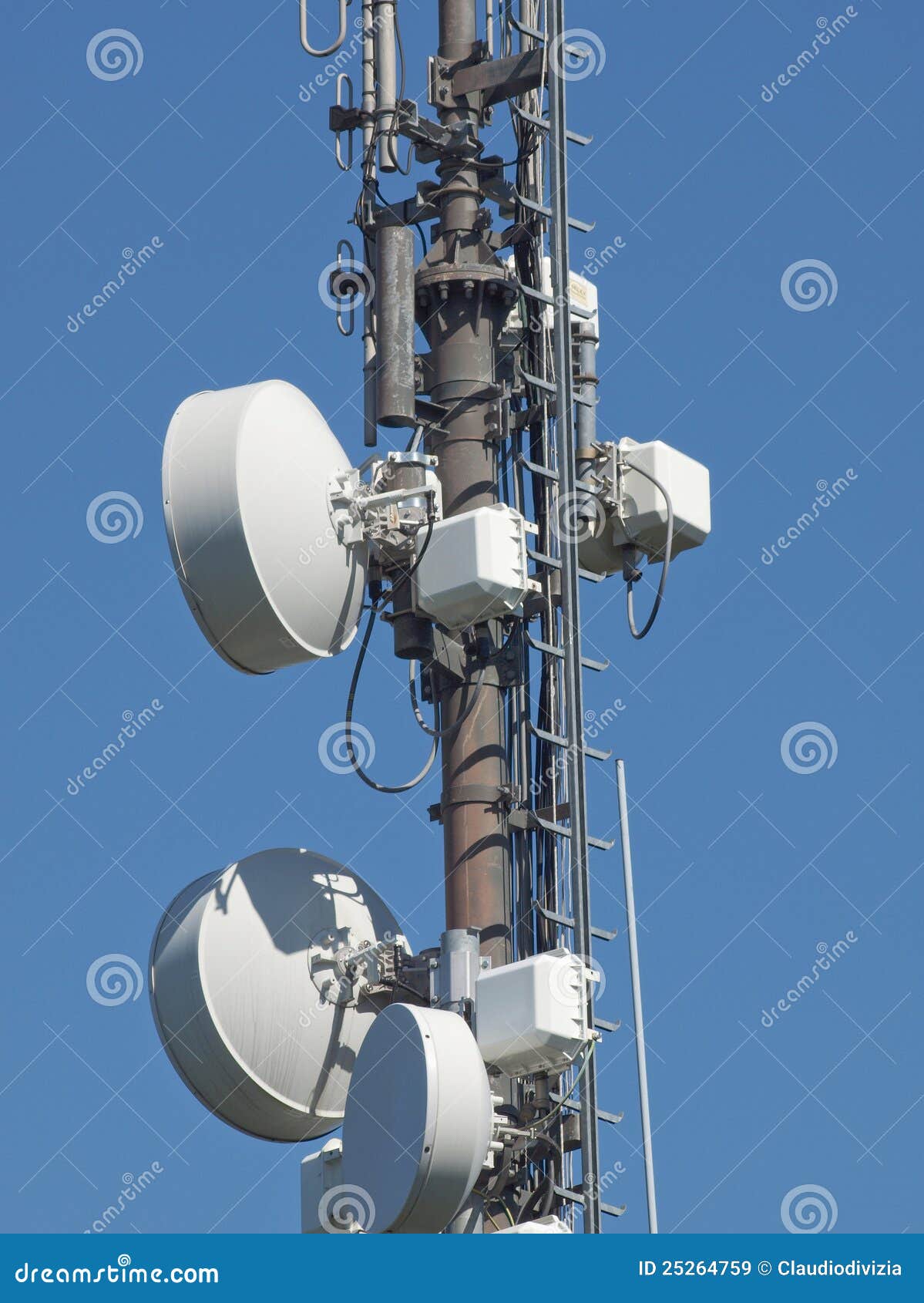 Communication tower stock image. Image of architecture - 25264759