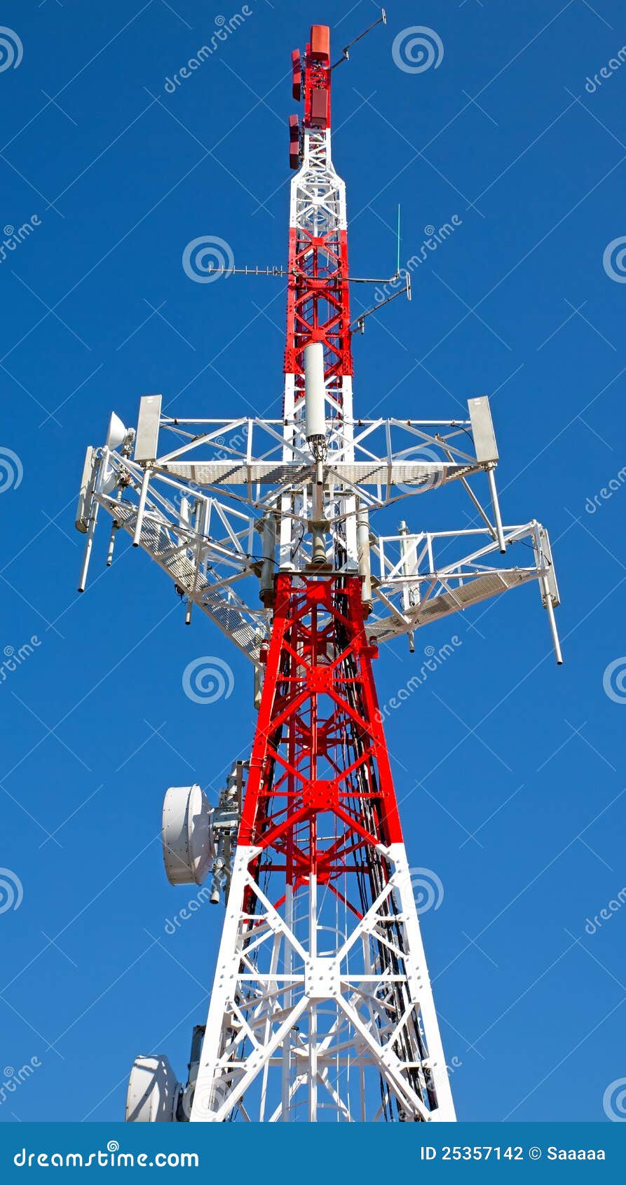 Communication tower stock photo. Image of communication - 25357142