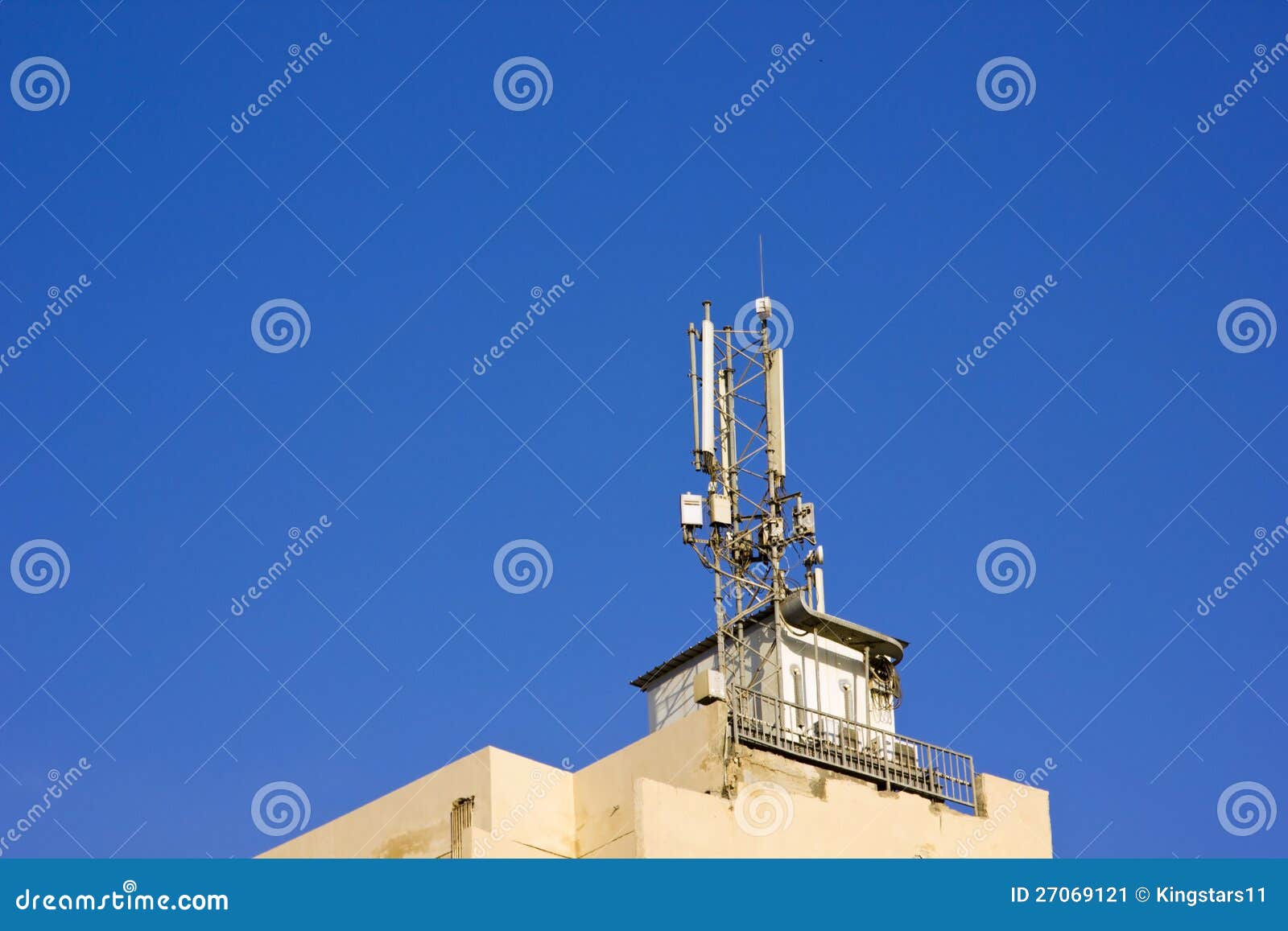 Communication tower stock image. Image of connection - 27069121