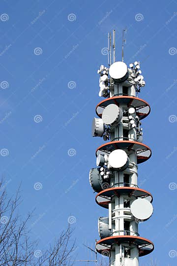 Communication tower stock photo. Image of communication - 2718136