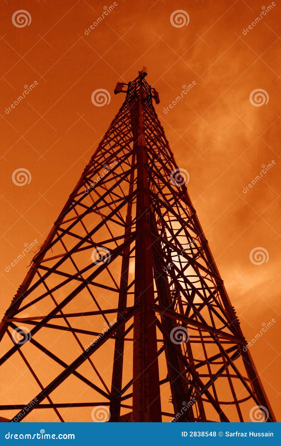 Communication tower stock photo. Image of communication - 2838548