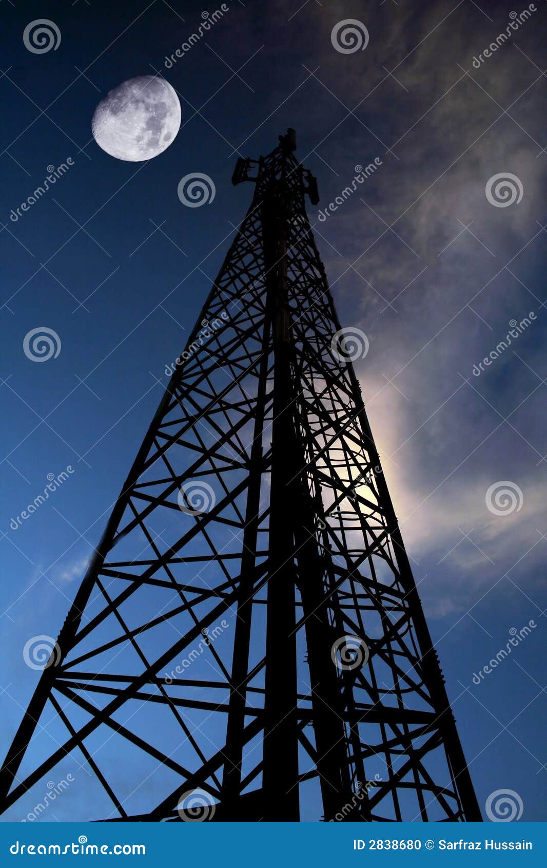 Communication tower stock photo. Image of tower, phone - 2838680