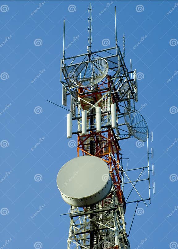 Communication tower stock photo. Image of disclosing, articulation - 33620