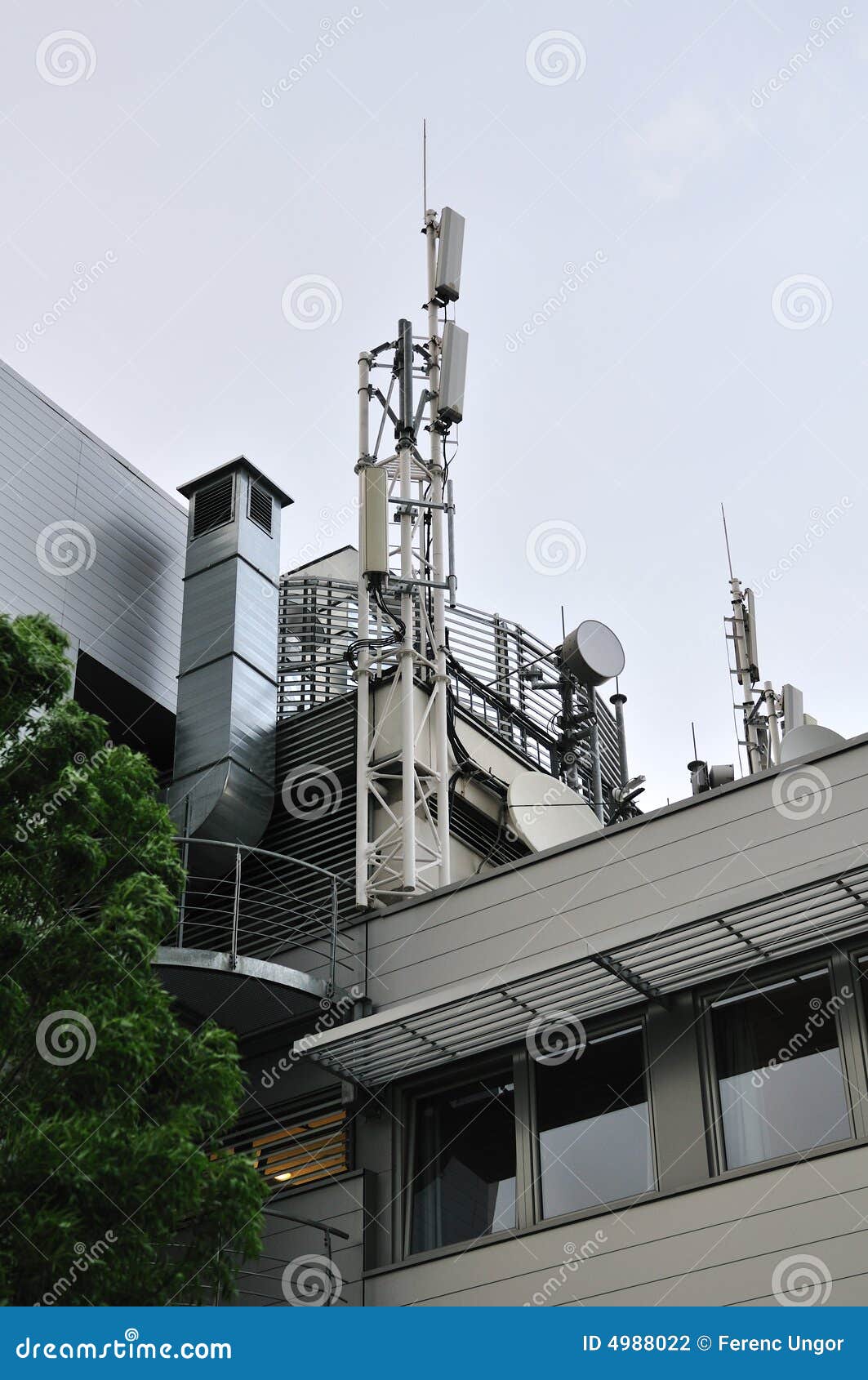 Communication tower stock photo. Image of cellular, wave - 4988022