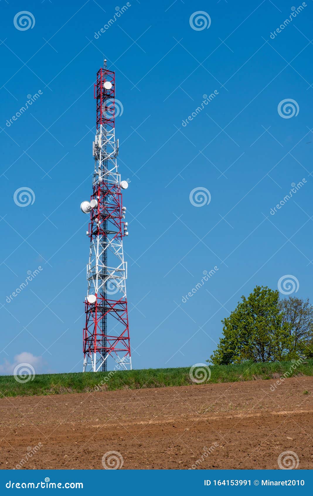 Tall Tower In Field