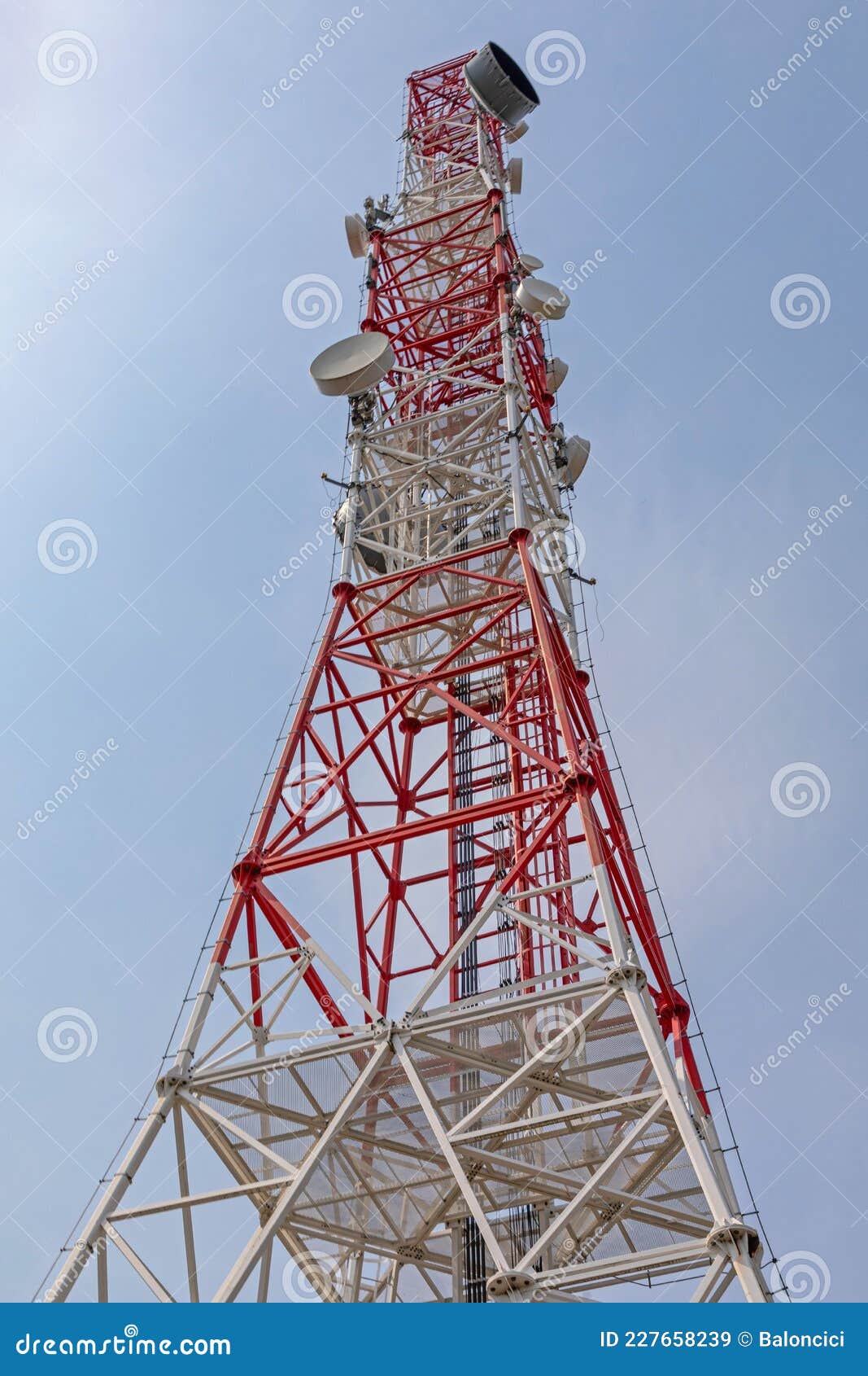 Communication Tower Mast stock image. Image of internet - 227658239