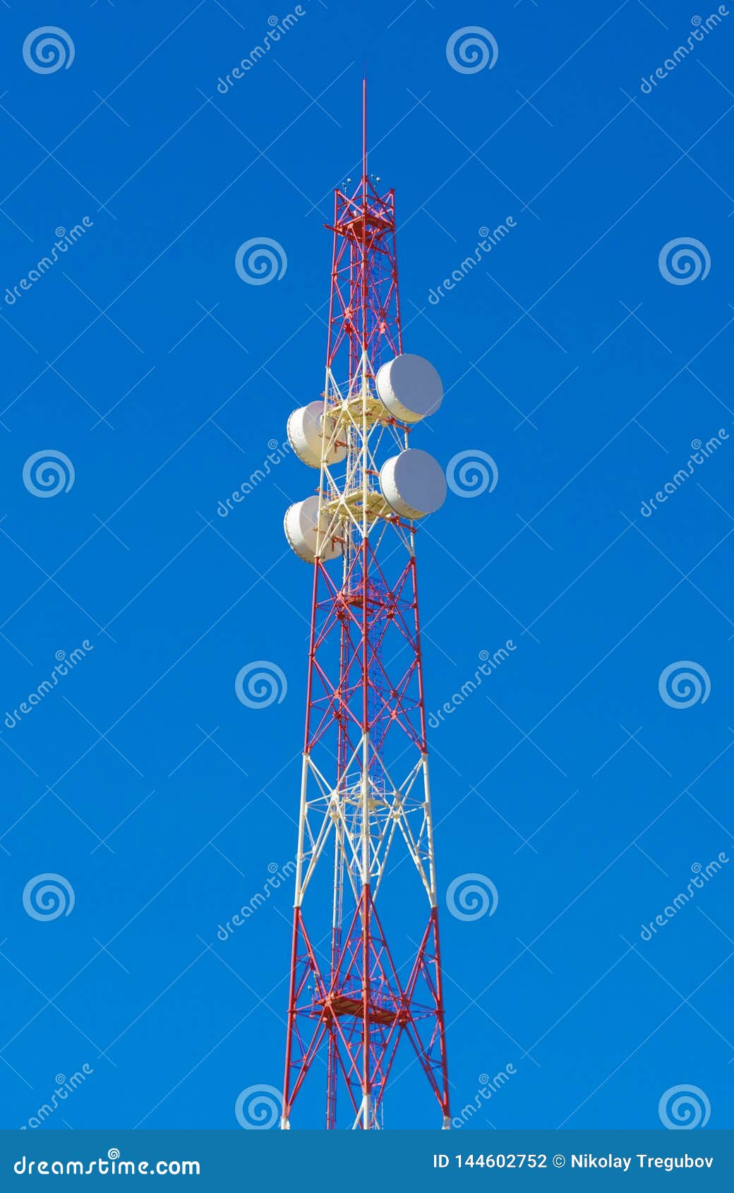 Communication Tower Communication. Telephone Connection and Internet ...