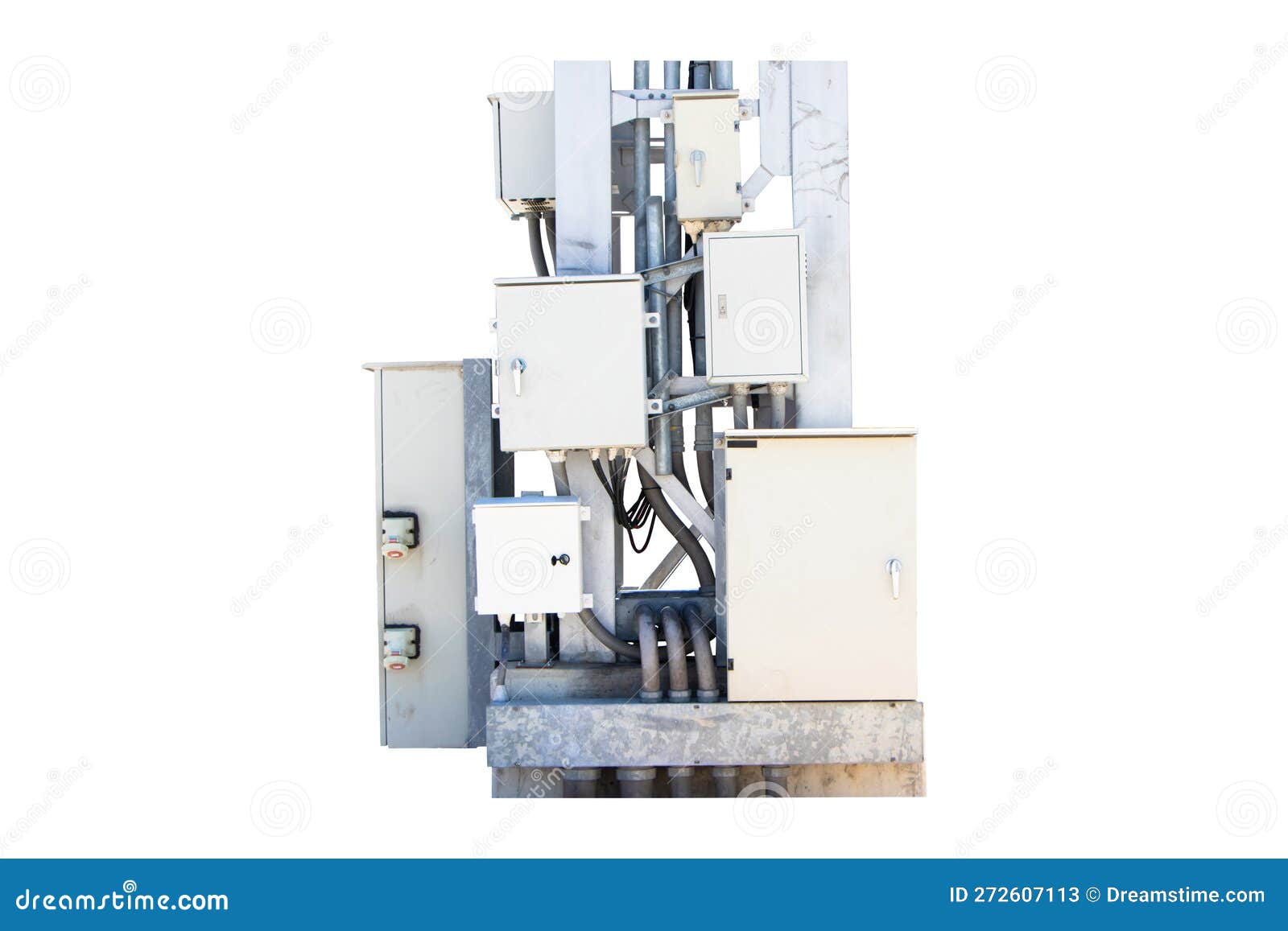 Communication Tower Telephone Pole. Wireless Communication Technology ...