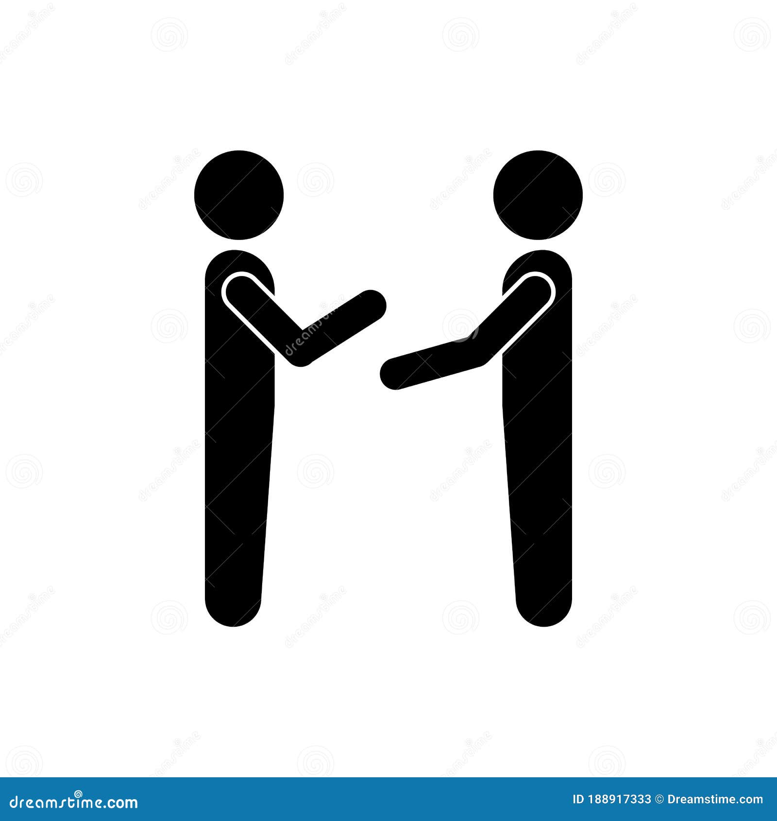 Communication between Two People Icon. Element of Conversation Icon for ...