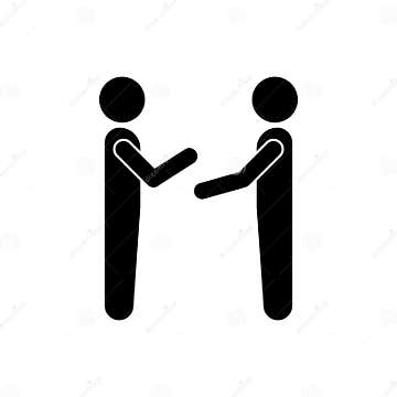 Communication between Two People Icon. Element of Conversation Icon for ...
