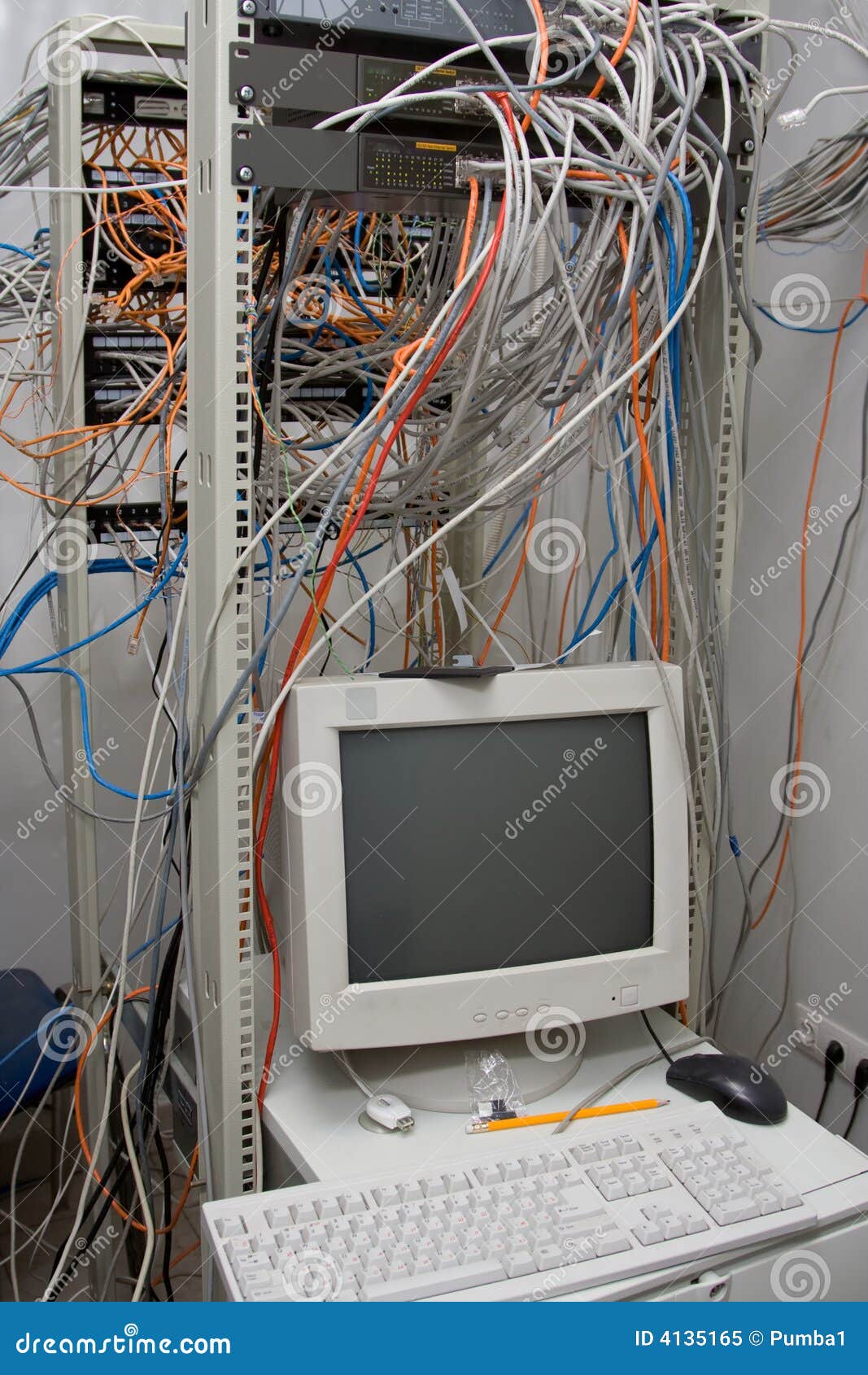 Communication unit, server stock image. Image of black - 4135165