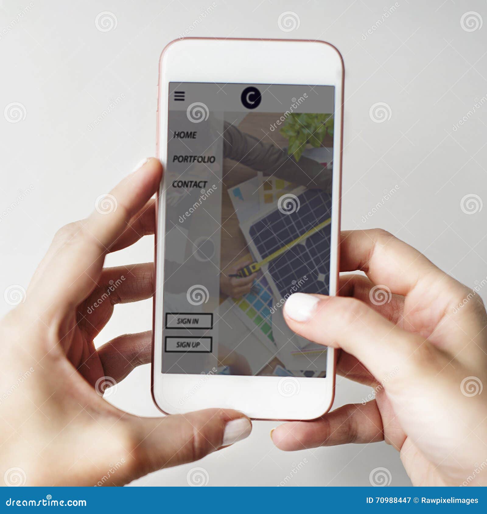 Communication Using Smartphone Lifestyle Concept Stock Image - Image of ...