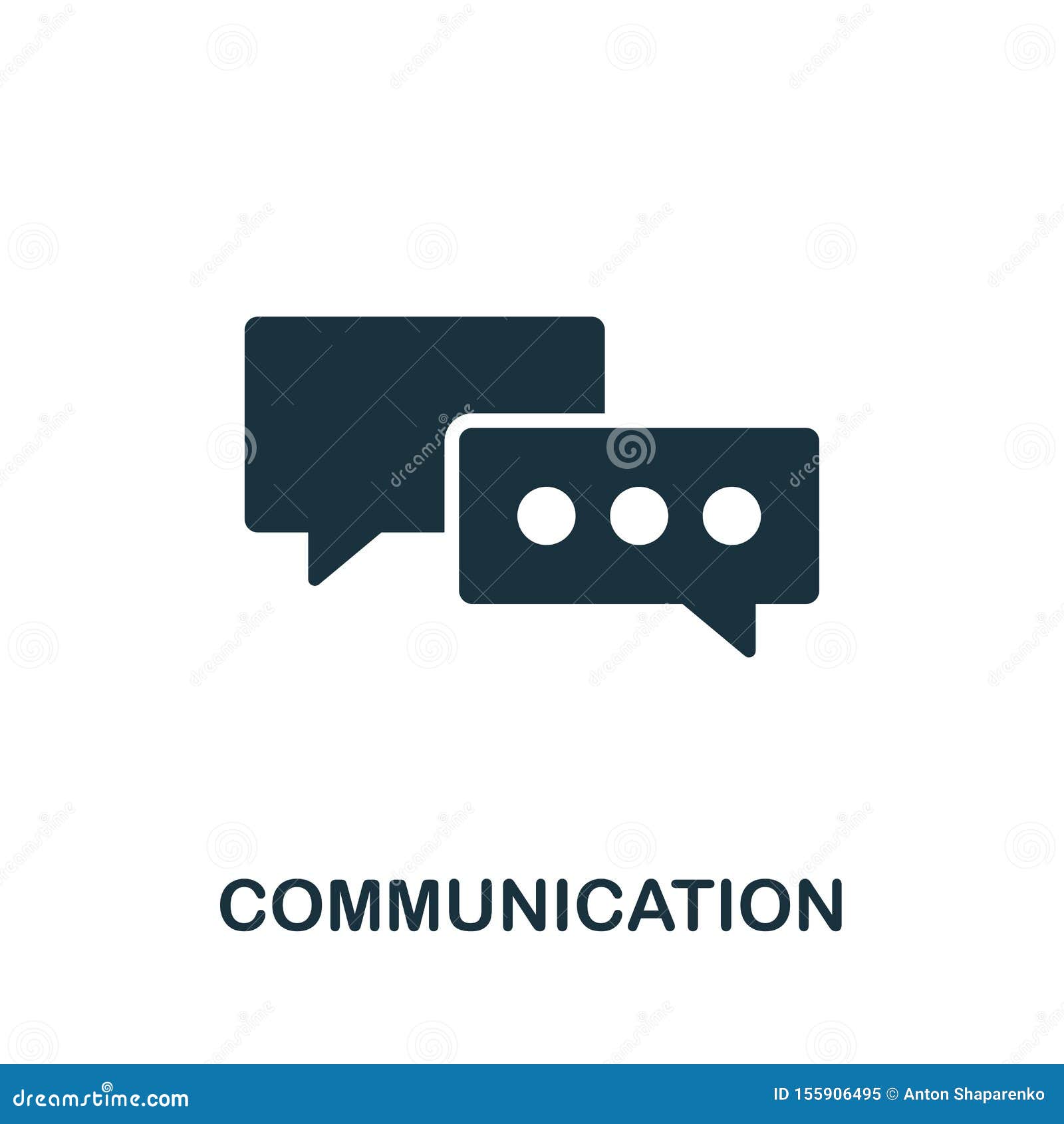 Communication Vector Icon Symbol. Creative Sign from Seo and ...