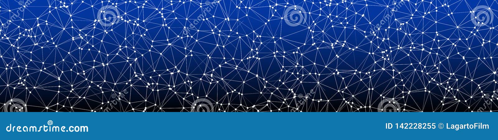 Communication Vector Illustration Idea, Wide Banner Background Stock ...